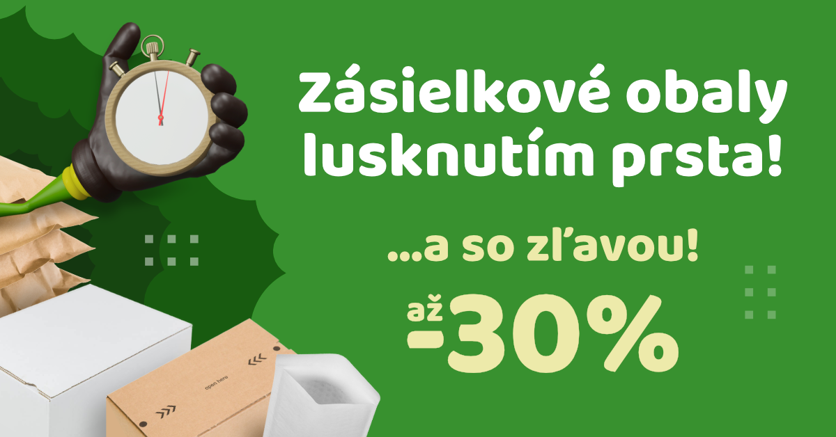Zásielkové obaly so zľavou až 30% | Eobal.sk